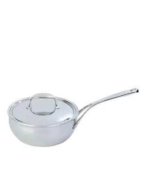 DEMEYERE Atlantis 7 Stainless Steel Saucier, 3.5 Qt - Silver