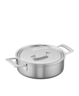 DEMEYERE Industry 5 Stainless Steel Deep Saute Pan, 4 Qt - Silver