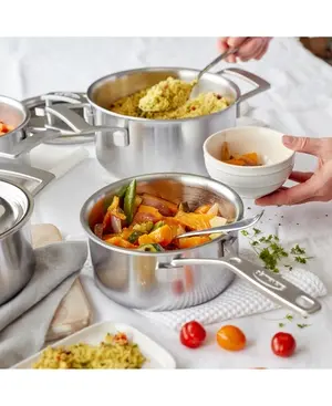 DEMEYERE Industry 5 Stainless Steel Saucepan, 1.5 Qt