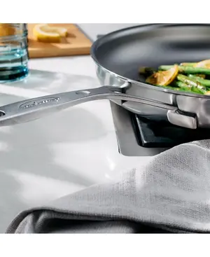 DEMEYERE Industry 5 Nanotouch Stainless Steel Fry Pan, 12.5