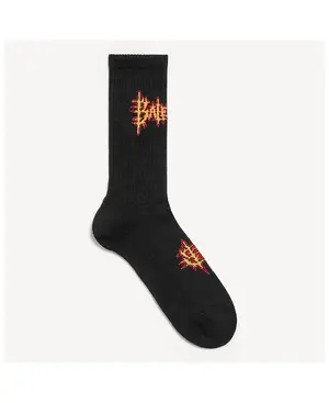 Balenciaga Sacre Coeur Socks - Black/yellow