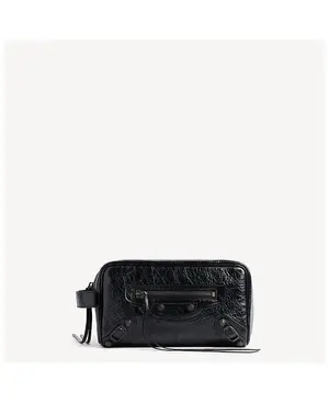 Balenciaga Le City Toiletry Pouch - Black
