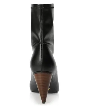 Stella McCartney Zip Front Cone Heel Bootie