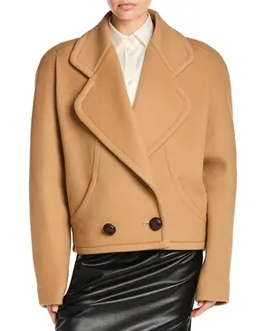 Stella McCartney Short Wool Coat - New Camel