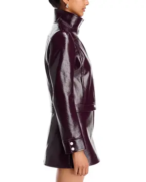 COURREGES Reedition Vinyl Jacket - Burnt Red