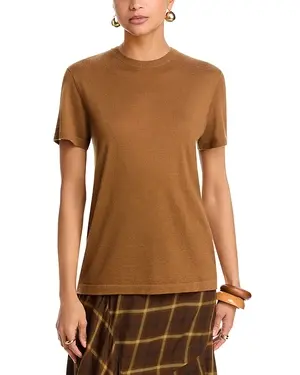Co Cashmere Knit Shirt - Ginger