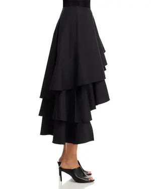 Co Layered Circle Cut Skirt