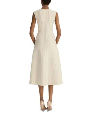 Oscar De La Renta Sleeveless Sparkle Knit Dress
