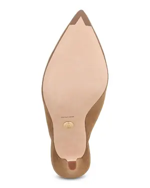 Veronica Beard Rochelle Cabochon Suede High Heel Mules