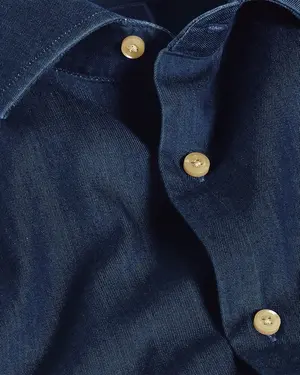 David Donahue Trim Fit Dress Shirt