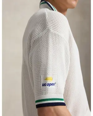 Polo Ralph Lauren Us Open Stripe Cotton Cardigan
