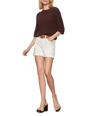 Sanctuary Mid Rise Shorts - Chalk