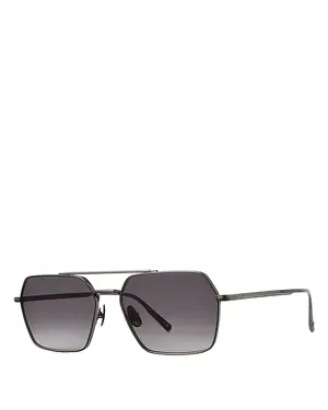 Garrett Leight Alta Rectangular Sunglasses, 57mm - Bob/sfashg