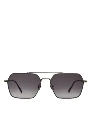 Garrett Leight Alta Rectangular Sunglasses, 57mm - Bob/sfashg