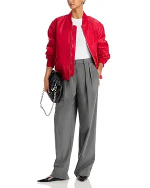 ANINE BING Leon Zip Front Bomber Jacket