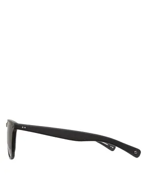 Garrett Leight Brooks Square Sunglasses, 48mm - Mbk/pbs