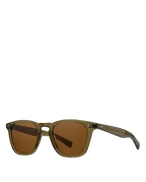 Garrett Leight Brooks Square Sunglasses, 48mm Wil/pcof