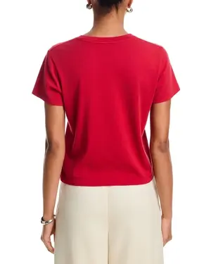ANINE BING Shelley Logo Cotton Tee