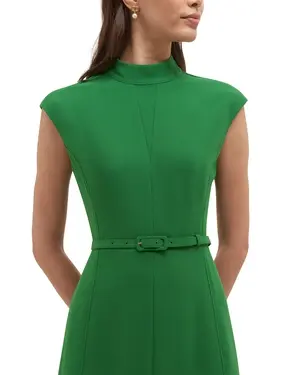 HOBBS LONDON Petites Mae Belted Turtleneck Dress