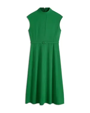 HOBBS LONDON Petites Mae Belted Turtleneck Dress