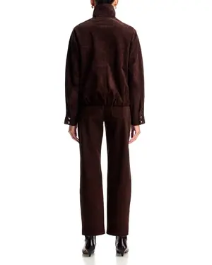 Blanknyc Stanton Leather Straight Leg Pants