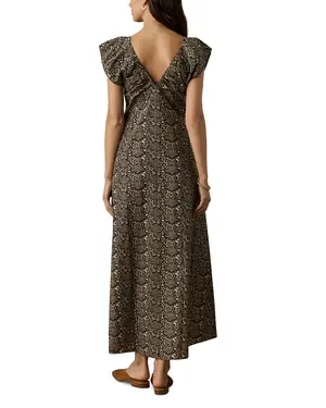 Faherty Brand Noa V Neck Maxi Dress