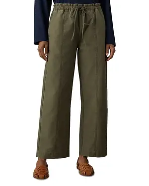 Faherty Brand Cotton Twill Drawstring Pants - Olive