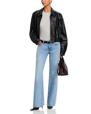 FRAME The Gray Low Rise Bootcut Flare Jeans