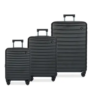 Bric'S By Nausicaa 3 Pc Spinner Suitcase Set - Black
