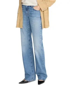 FRAME The Off Duty Low Rise Bootcut Jeans
