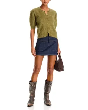 FRAME The Wool-blend Airy Cardigan Sweater