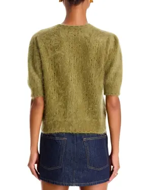 FRAME The Wool-blend Airy Cardigan Sweater