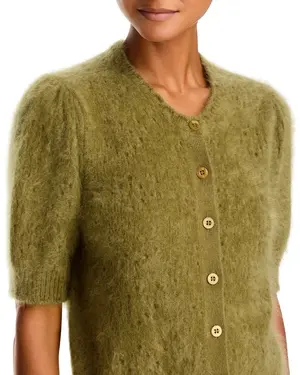 FRAME The Wool-blend Airy Cardigan Sweater