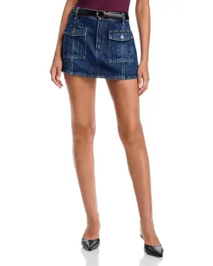 FRAME Utility Mini Skirt - Laurel