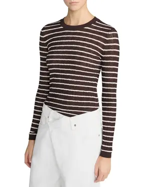 FRAME The Pointelle Knit Top