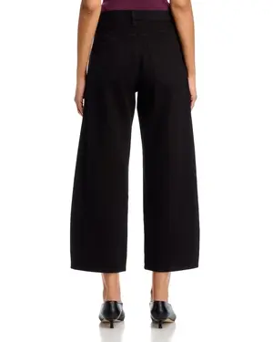 FRAME The Bow Crop Wide Leg Jeans