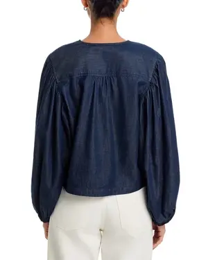 FRAME The Off Duty Long Sleeve Top