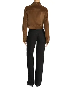 FRAME The Small Corduroy Cropped Jacket