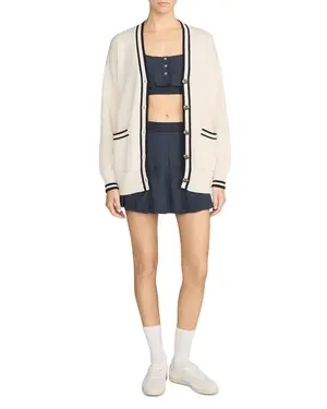 FRAME Tennis Oversized Cardigan