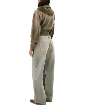 SLVRLAKE Mica High Rise Wide Leg Jeans - Lost Palms