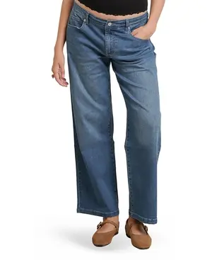 NOM MATERNITY Slouch Boyfriend Jeans Dark Wash