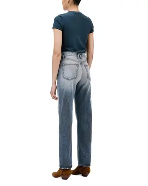SLVRLAKE London High Rise Straight Jeans