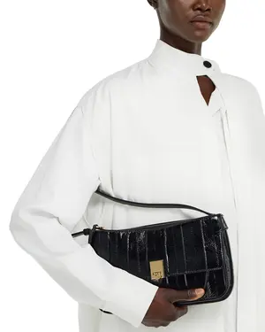 FERRAGAMO Cara Eel Leather Shoulder Bag