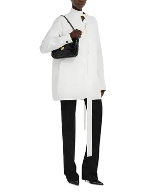 FERRAGAMO Cara Eel Leather Shoulder Bag