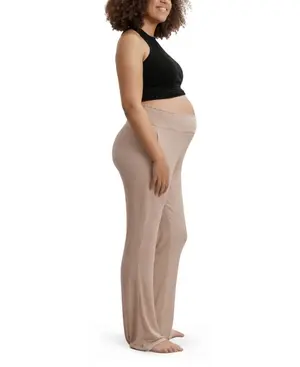 NOM MATERNITY Super Soft Rib Maternity Pants