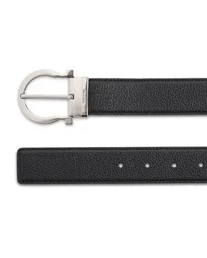 FERRAGAMO Gancini Reversible Leather Belt