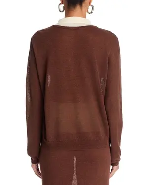 AYA MUSE Eirae Linen Blend Top - Pecan