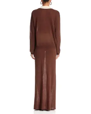 AYA MUSE Eirae Linen Blend Top - Pecan