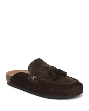 Sam Edelman Astrid Suede Mules - Espresso Bean