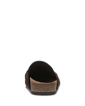 Sam Edelman Astrid Suede Mules - Espresso Bean